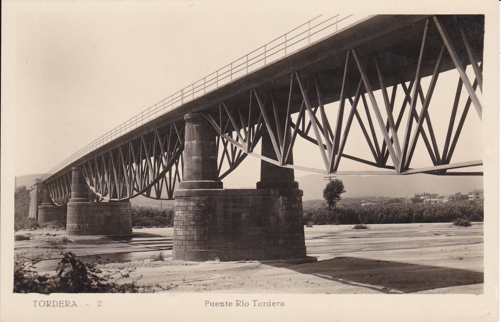 POSTALES INVENTADAS: 936. Puente Rio Tordera