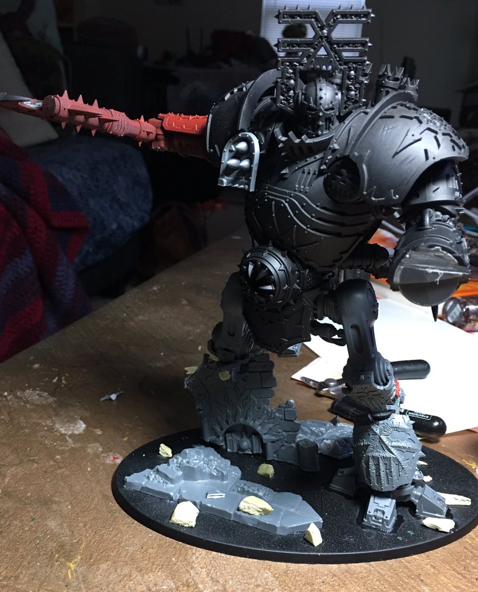 Dark Future Games: Helloween: Lord Of Skulls/ Imperial Knight Kitbash ...