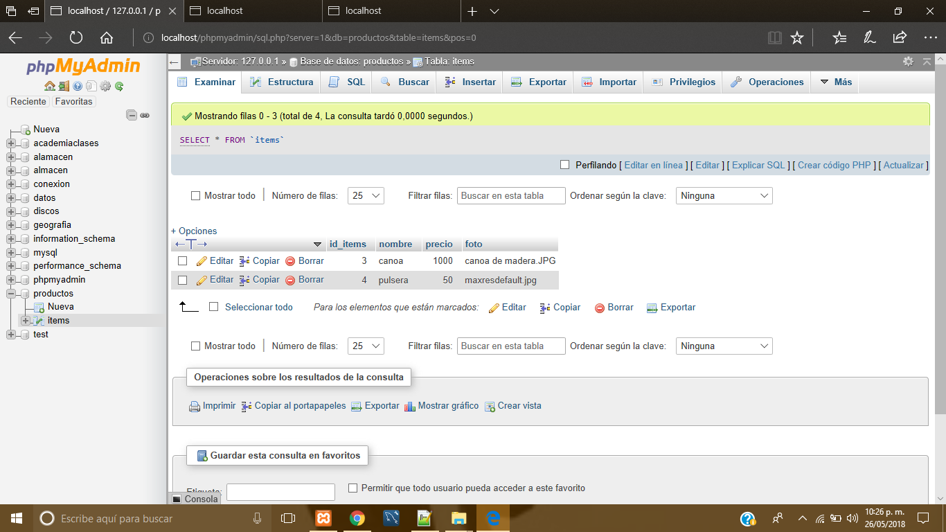 Programando nuestro futuro: Insertar registros en MYSQL con imagenes ...