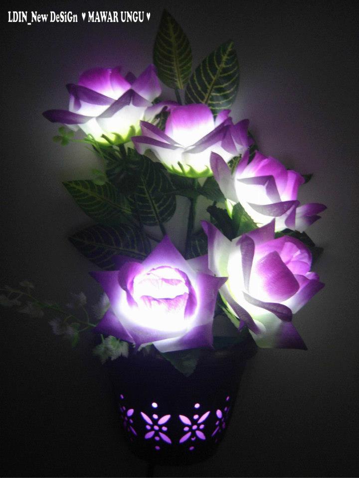 Toko Lilin Aroma Terapi : Lampu Bunga