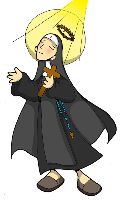 Dibujos para catequesis: SANTA RITA DE CASCIA