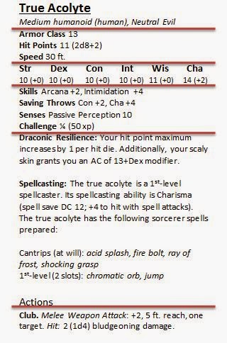 Thieves' Cant: Variant Acoylte (Hoard of the Dragon Queen)