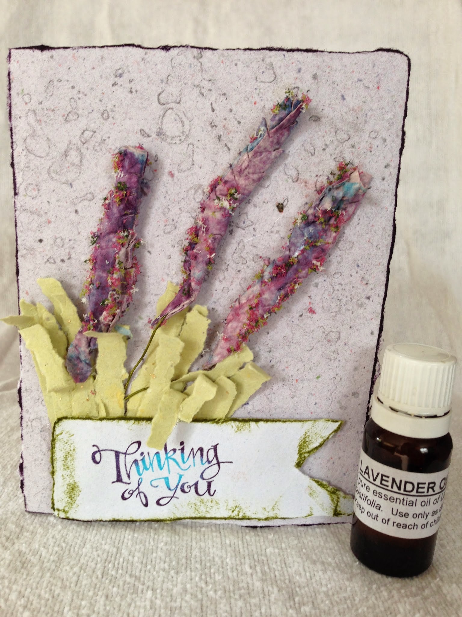 Lavender Scented Card - Tutorial