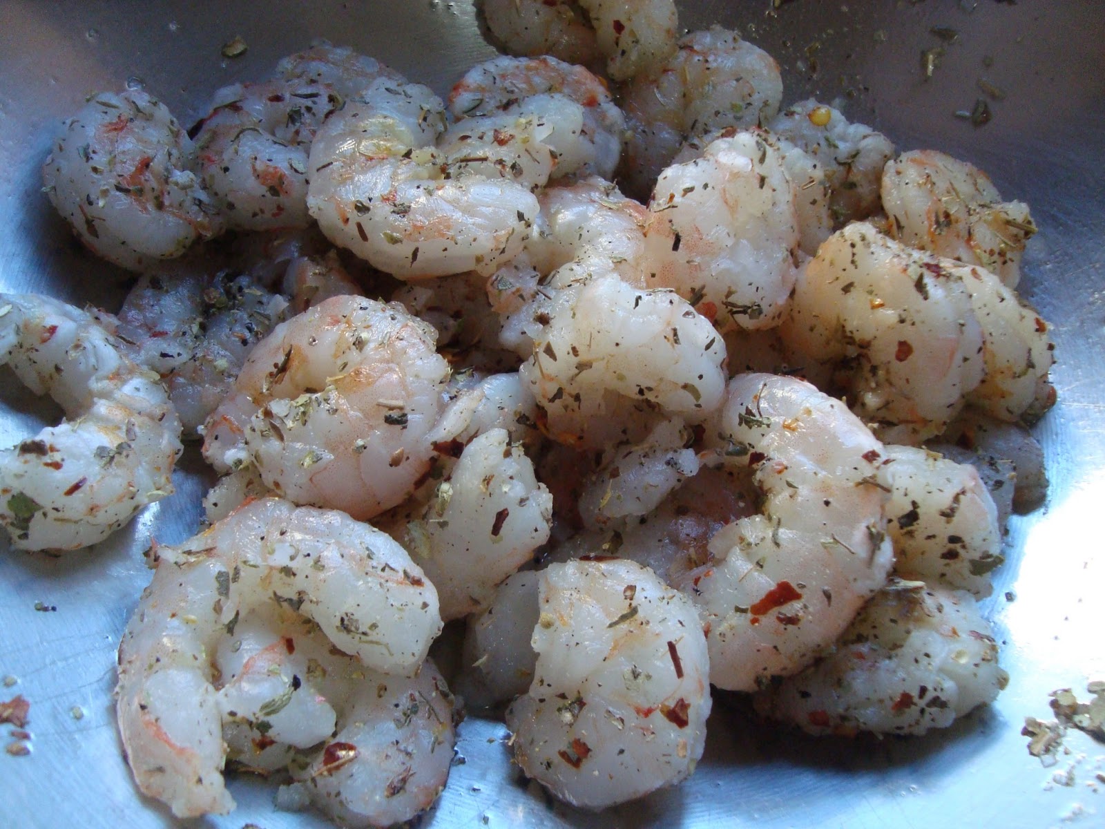 A Couple in the Kitchen: Italian Lemon Shrimp (Secret Recipe Club)