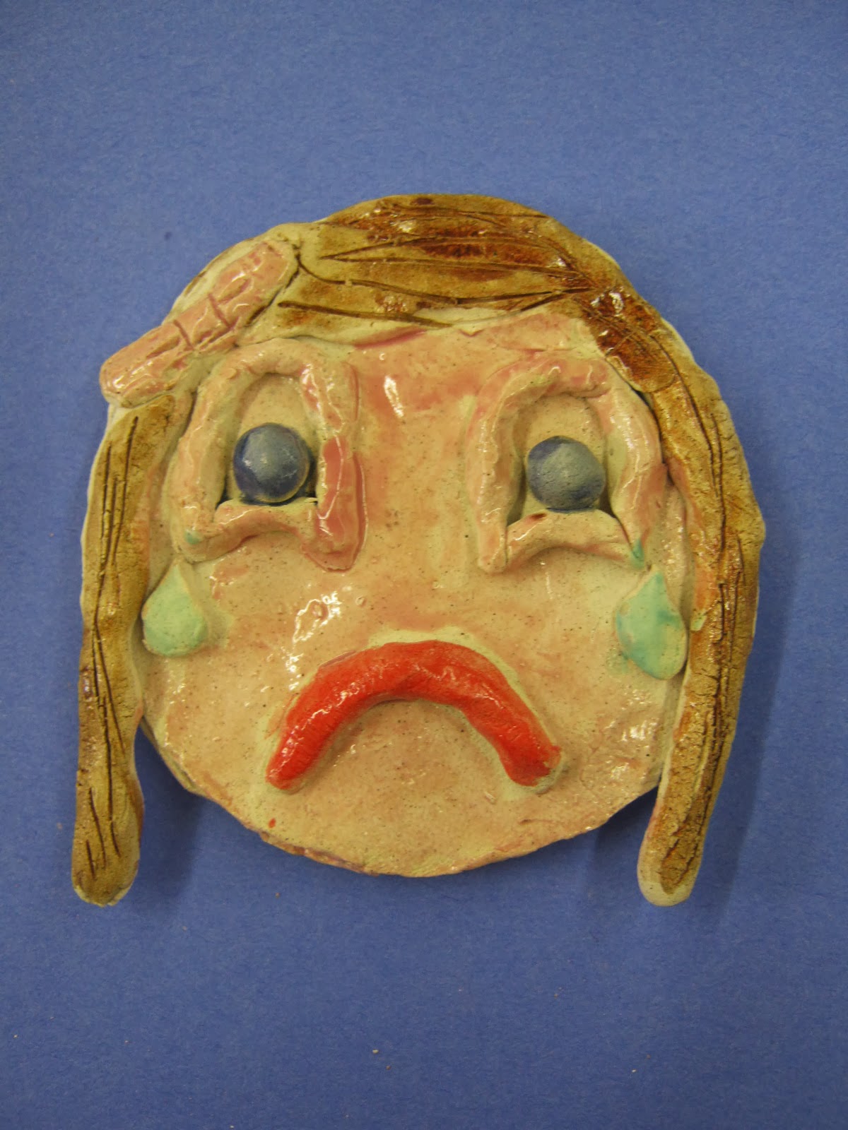 Tales from the Traveling Art Teacher!: 6th Grade Clay Study: Faces with ...