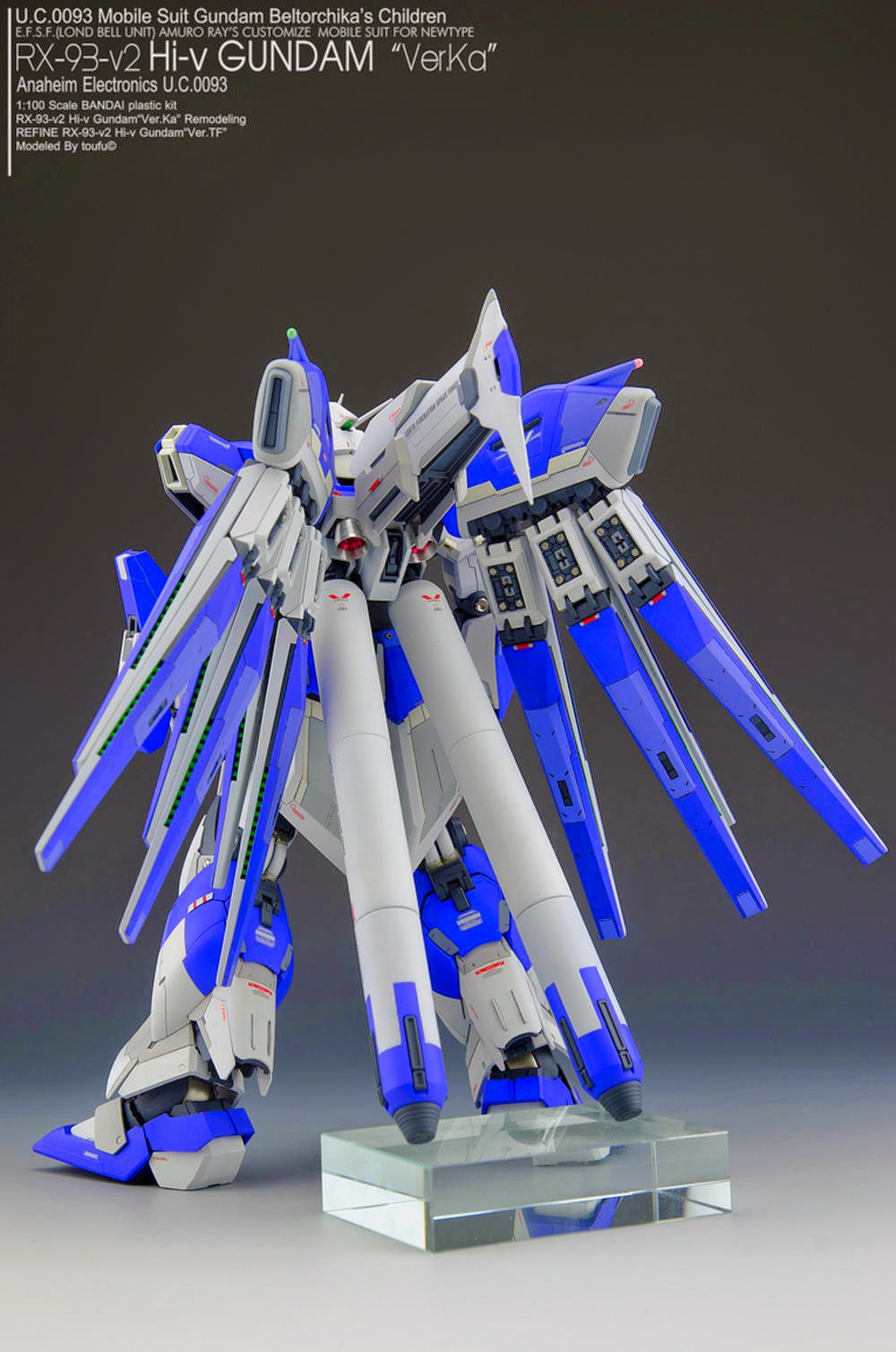 Custom Build: MG 1/100 RX-93-v2 hi-nu Gundam Ver. Ka "Detailed"