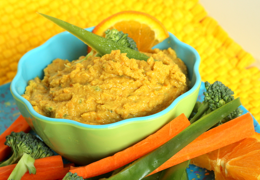 Tried in Blue: Random Recipe Wednesday: Savory Orange Hummus