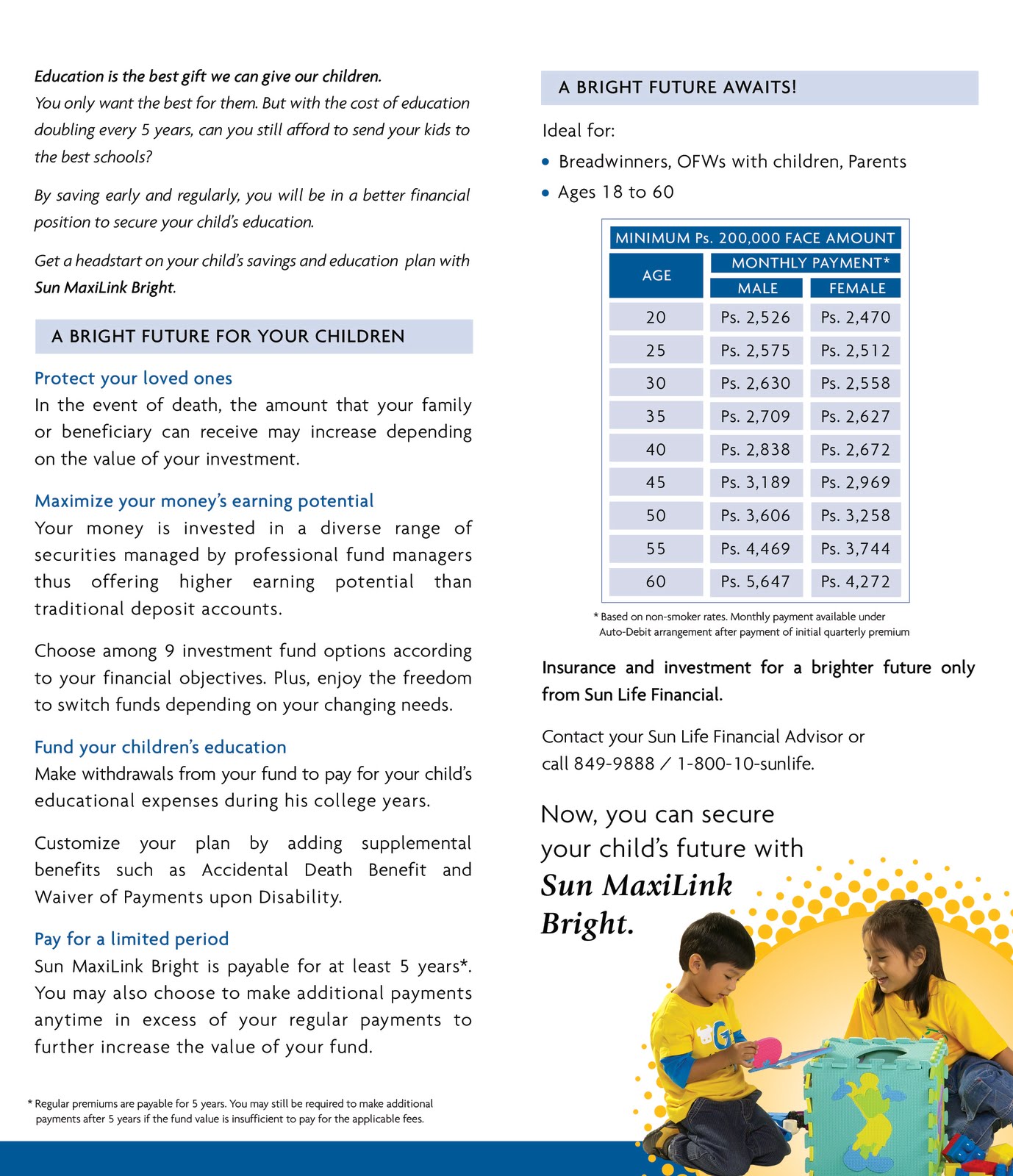 LEX MURILLO blog and portfolio: SUNLIFE FINANCIAL production brochures