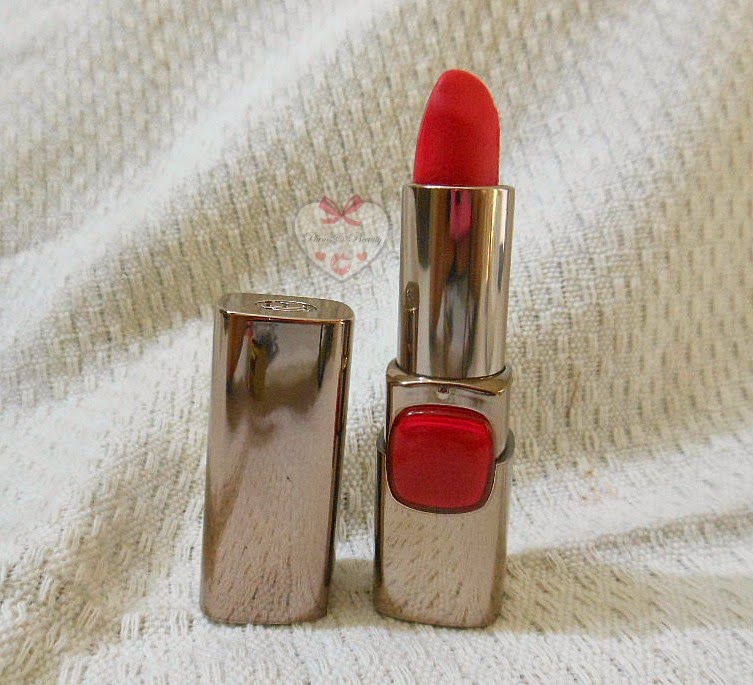 L'Oreal Paris Moist Matte Lipstick Raspberry Syrup : Review, Swatch ...