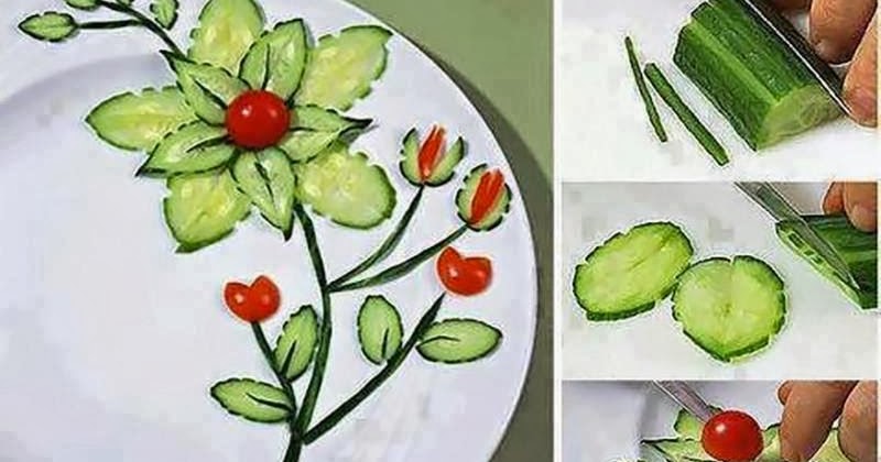 DIY : Cucumber Flower - DIY & Crafts Tutorials
