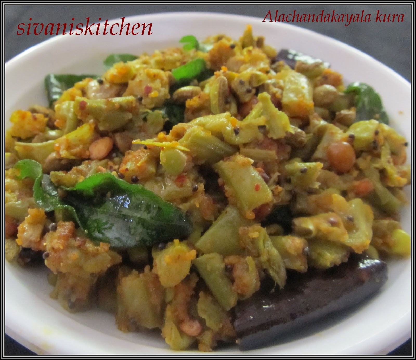 Sivani's Kitchen: Alachanda Kayala ( Black eyed beans / Lobia) Curry