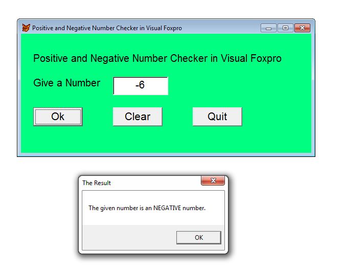 Free Programming Source Codes And Computer Programming Tutorials Positive And Negative Number 4251
