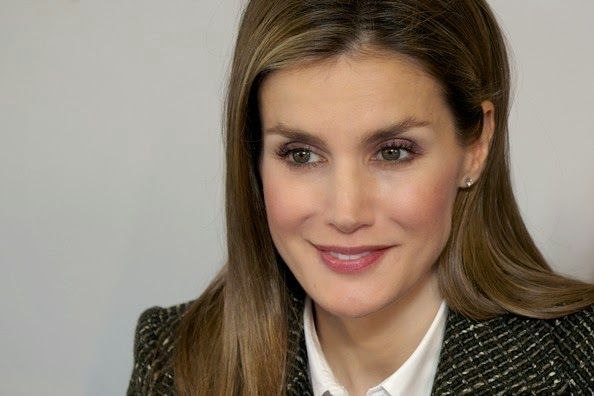 Princess Letizia at the Pisuerga stadium in Valladolid