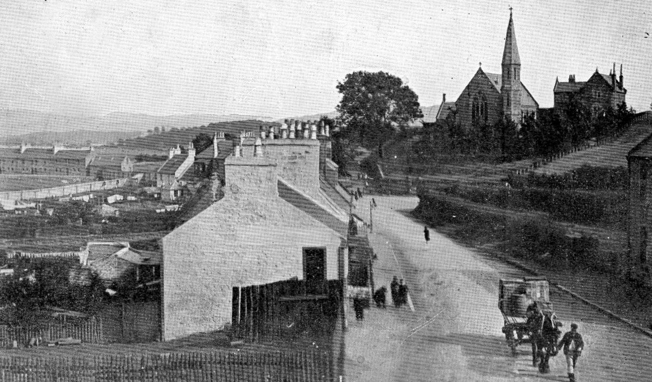 Tour Scotland: Old Photograph Roman Catholic Church Maybole Scotland