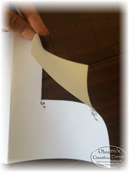 Fun Stamper - Oksana Semenska: Flip Corner Card Instruction