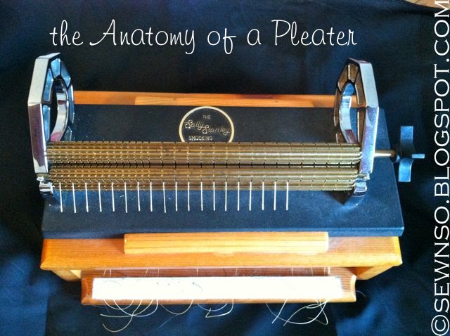 SewNso's Sewing Journal: pleater anatomy