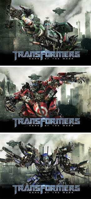Banners de personagens de Transformers 3: O Lado escuro da Lua são ...
