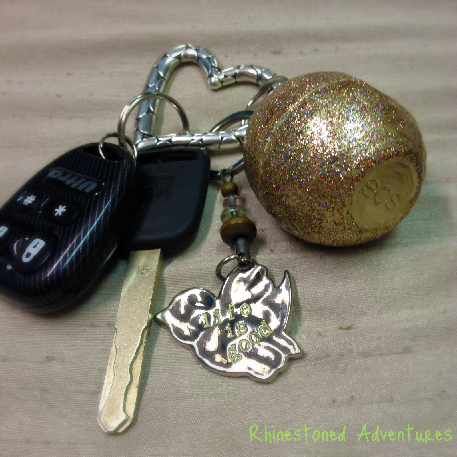 Rhinestoned Adventures: EOS gets GLITTER BOMBED