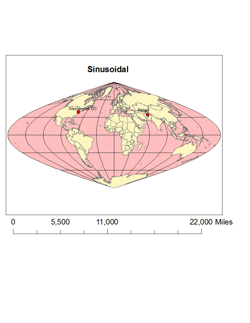 Geog 7 Lab 1B: Lab 5: Map Projections Part 1