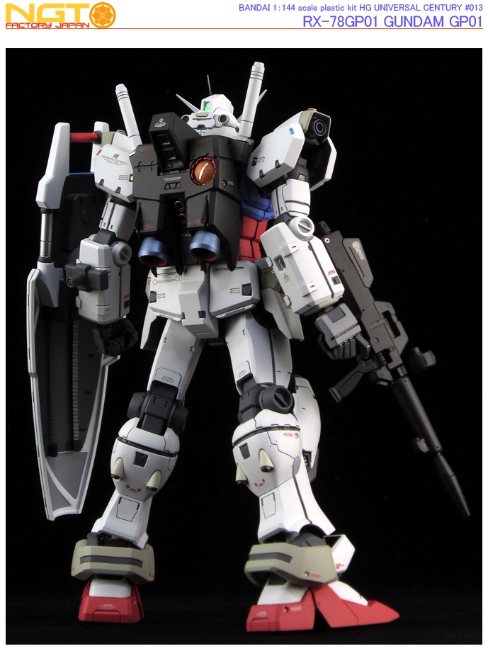 GUNDAM GUY: HGUC 1/144 RX-78GP01 Gundam GP01 - Custom Build