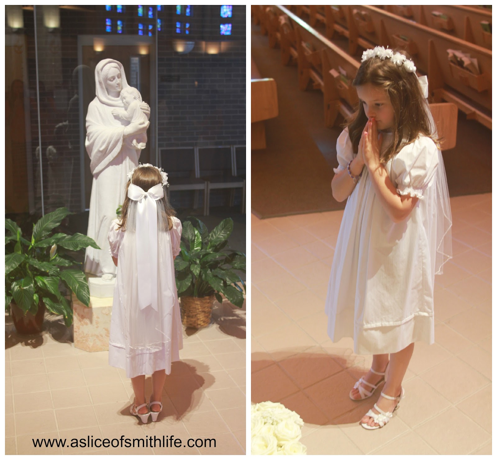 A Slice Of Smith Life Our 3rd Daughter s First Holy Communion A Slice Of Smith Life Our 3rd Daughter s First Holy Communion