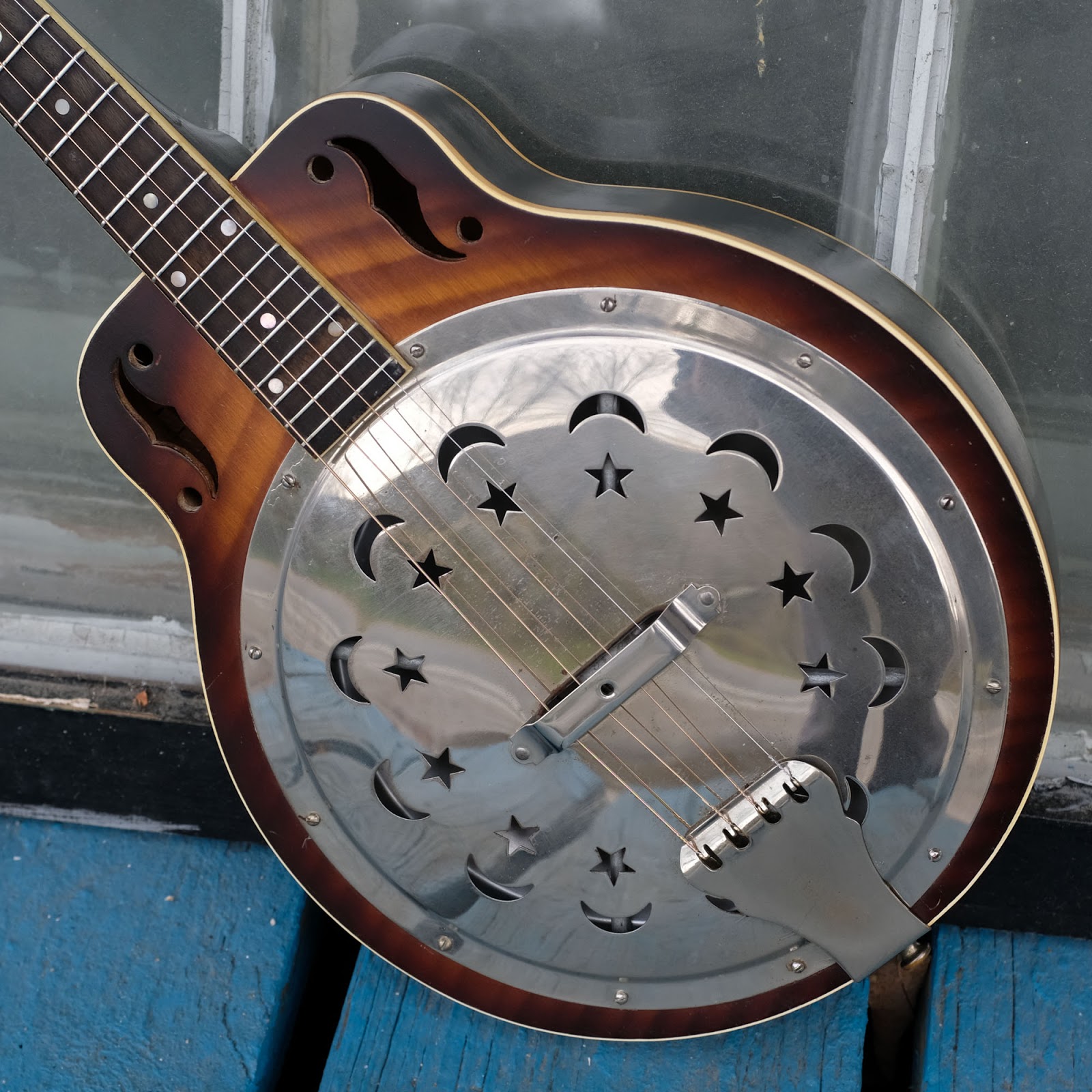1930s Dobro Resonator Mandolin (4-String Ukulele Setup)