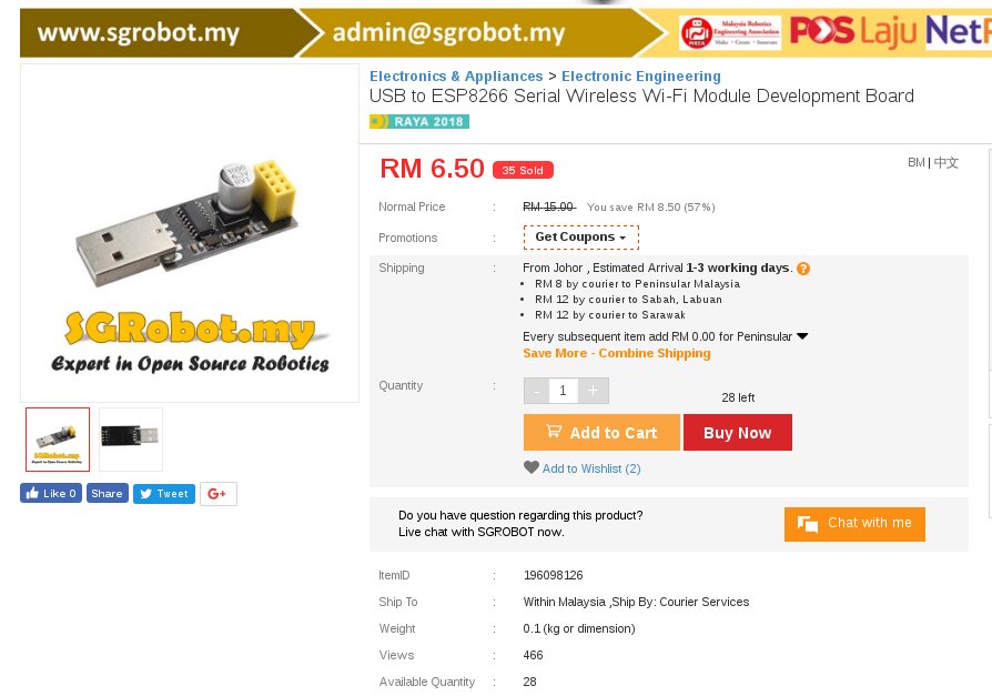cmheong's blog: Using the CH340 USB dongle as ESP-01S Programmer
