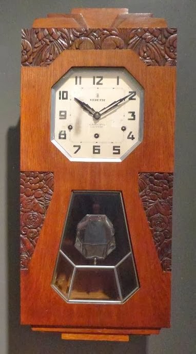 MICHAEL THOMAS : "Vedette" Art Deco Clock