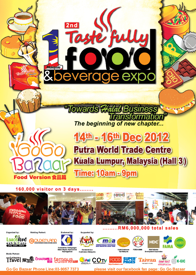 Go Go Bazaar: GoGo Bazaar Food Version @PWTC 14th to 16th December (Hall 3)