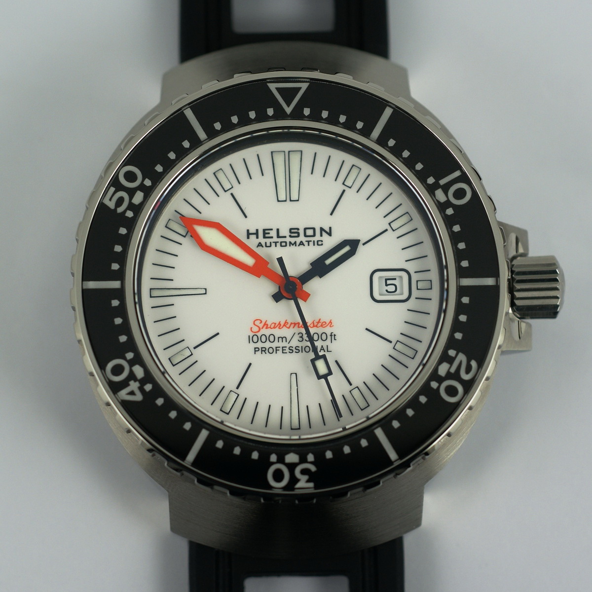 Helson Sharkmaster 1000m white dial - Time Talk - Time Tech Talk ...