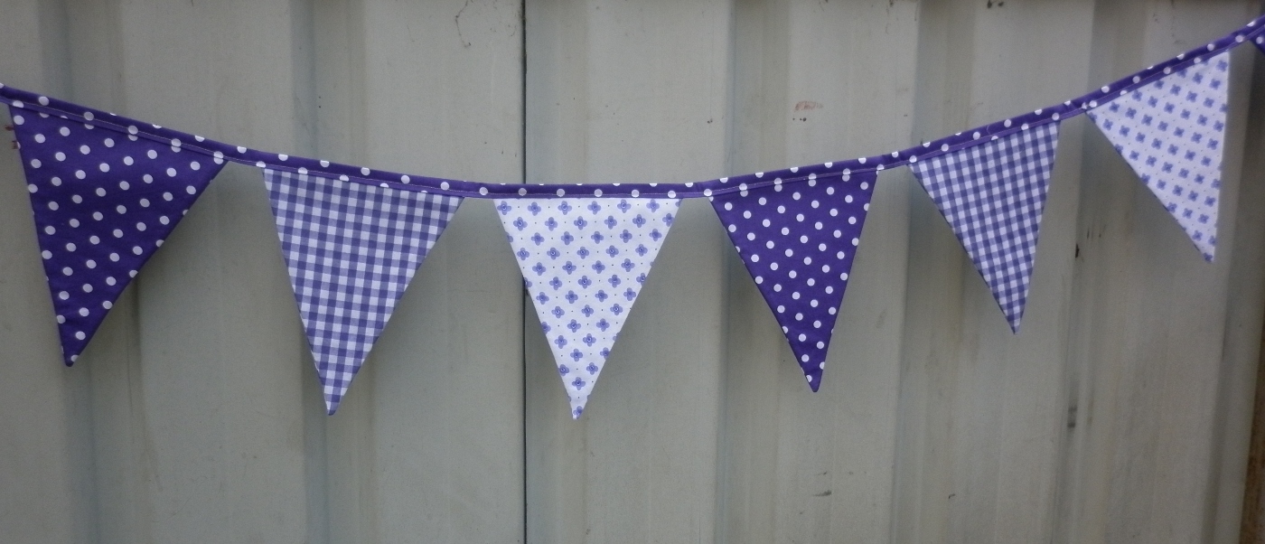 Fabric Buntings and Other Creations: More and more fabric buntings