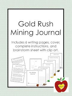 I Love My Classroom: Wednesday Writing - Gold Rush and State Test