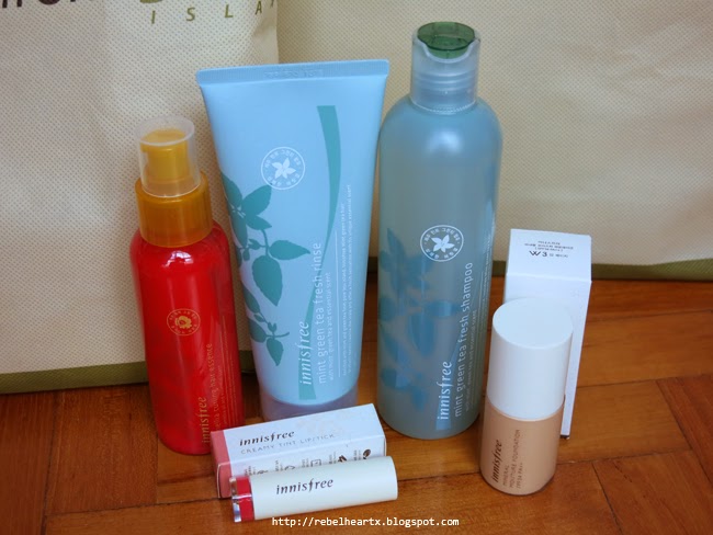 rebelheartx: Innisfree Singapore Haul: New Store at Bugis Junction!