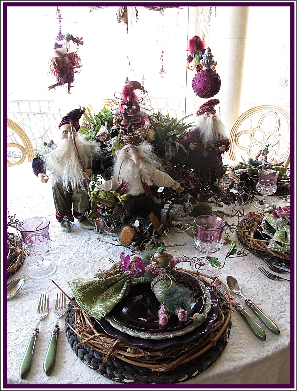 Woodland Elf Table - Purple Chocolat Home