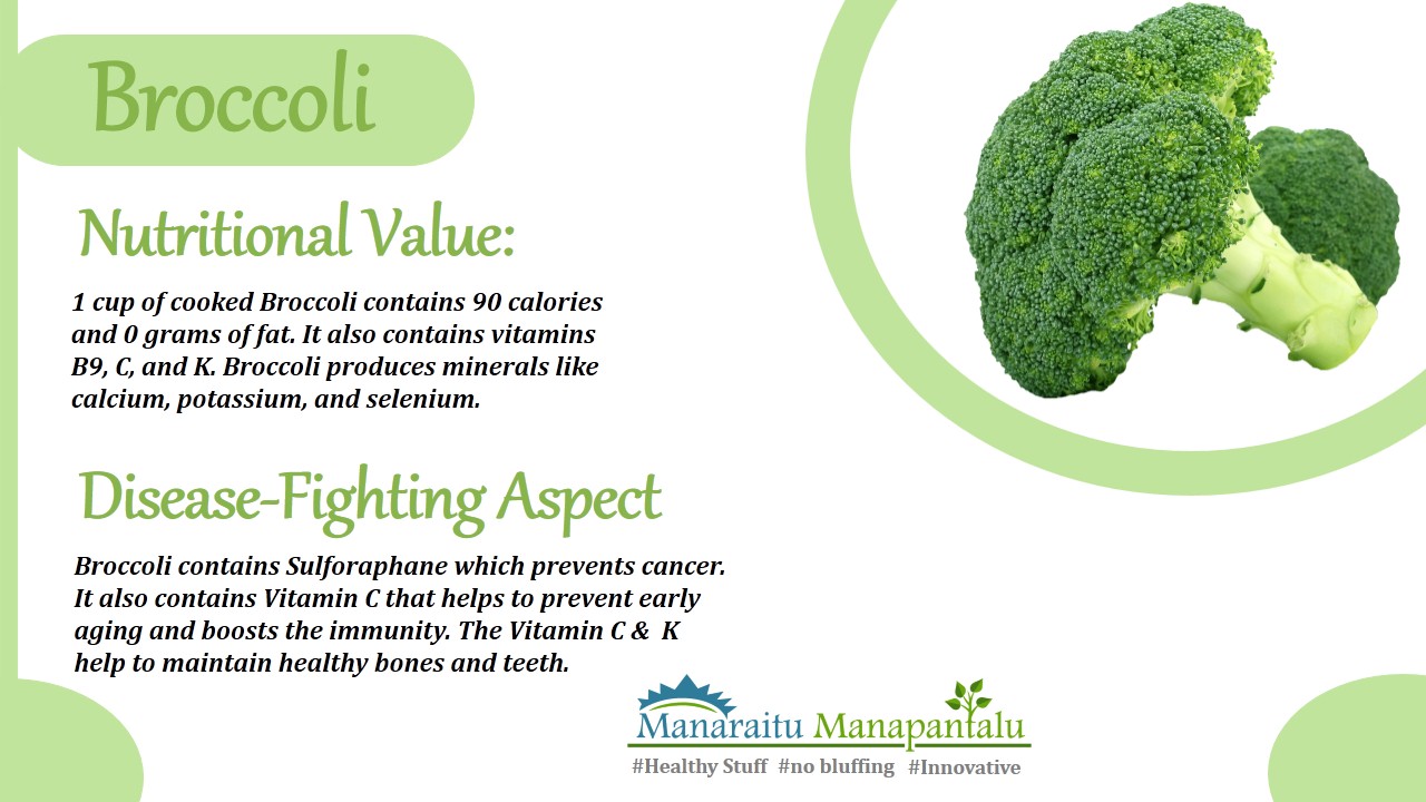 Health Benefits Of Eating Broccoli