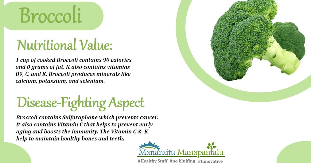 Health Benefits of Eating Broccoli