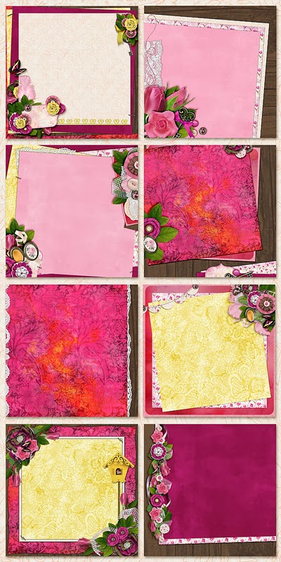 This & That: Freebie: Chateau Rose Paper Stacker