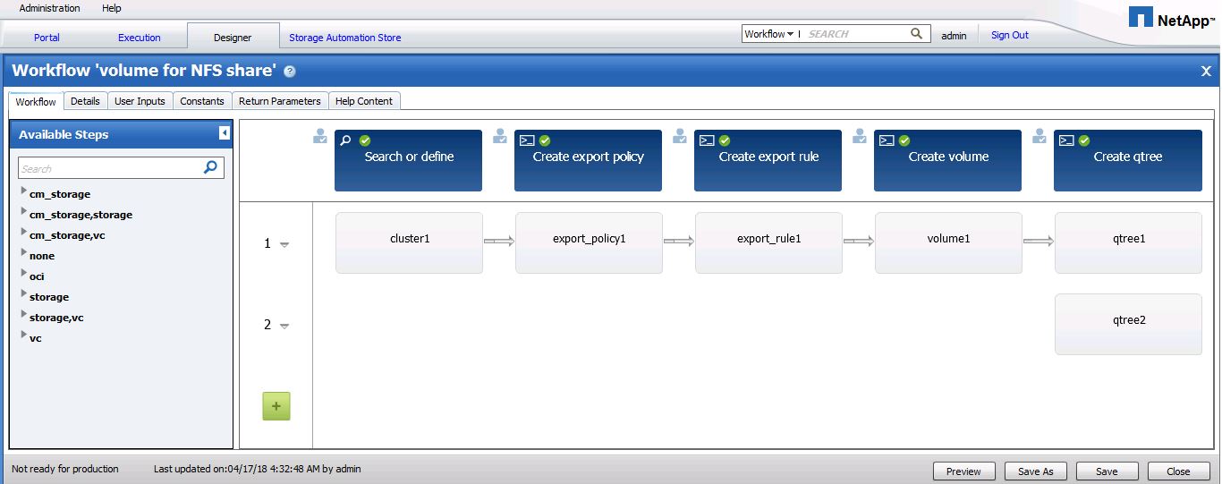 Remote Infrastructure Management: NetApp WFA Management