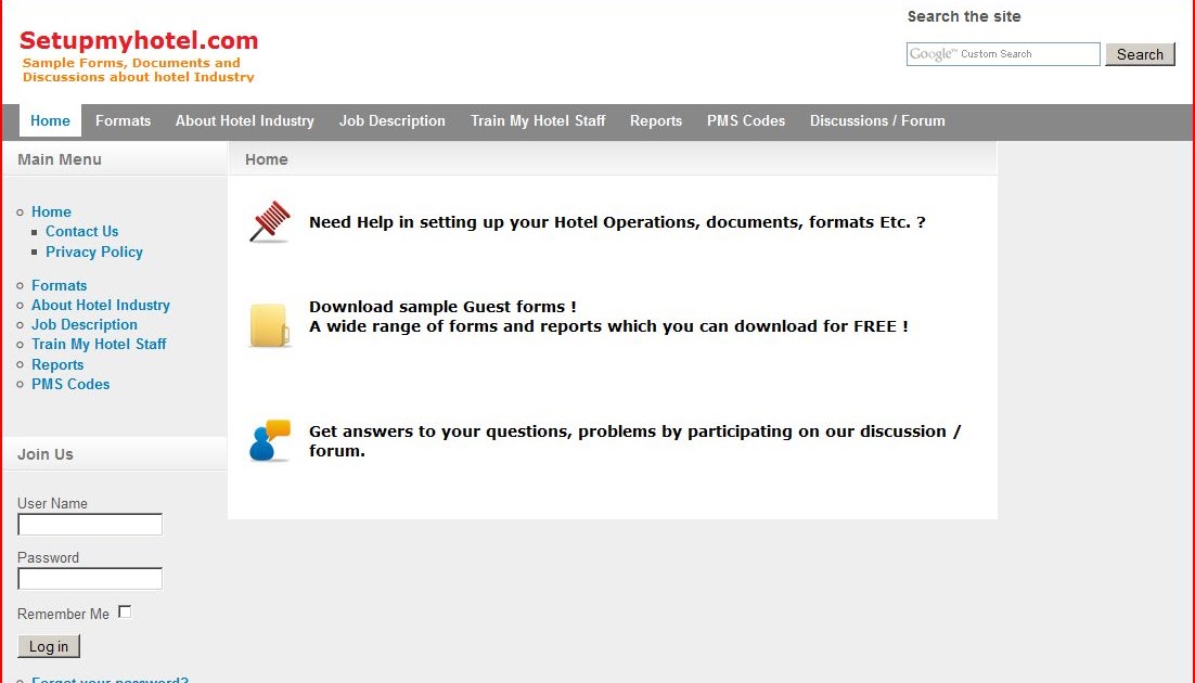 Official Blog of www.setupmyhotel.com