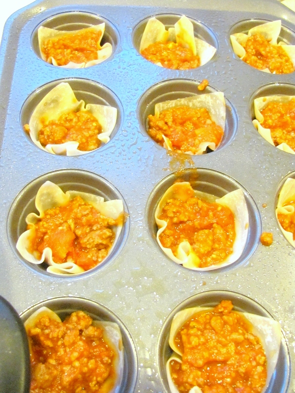 Individual Lasagna Cups - Crafts a la mode