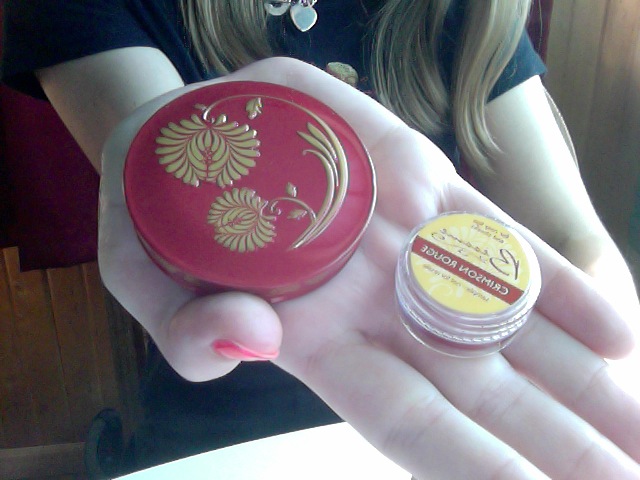 Beauty and Bliss Reviews: Besame Cosmetics Crimson Cream Rouge Review