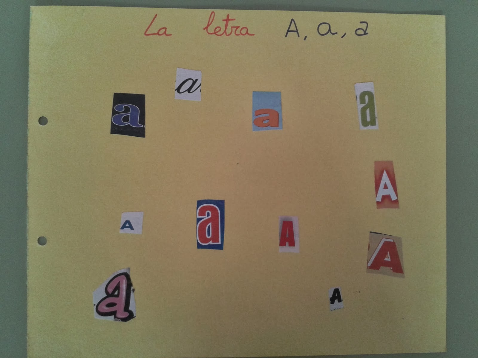 Mi blog de infantil 3 4 5: Cartel de las letras