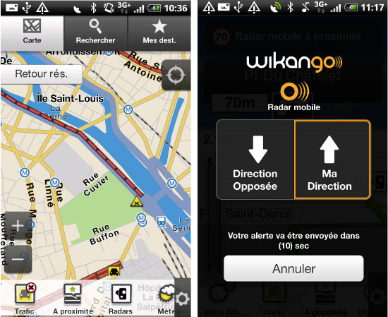 Voiture communicante: Une nouvelle version pour Orange Maps
