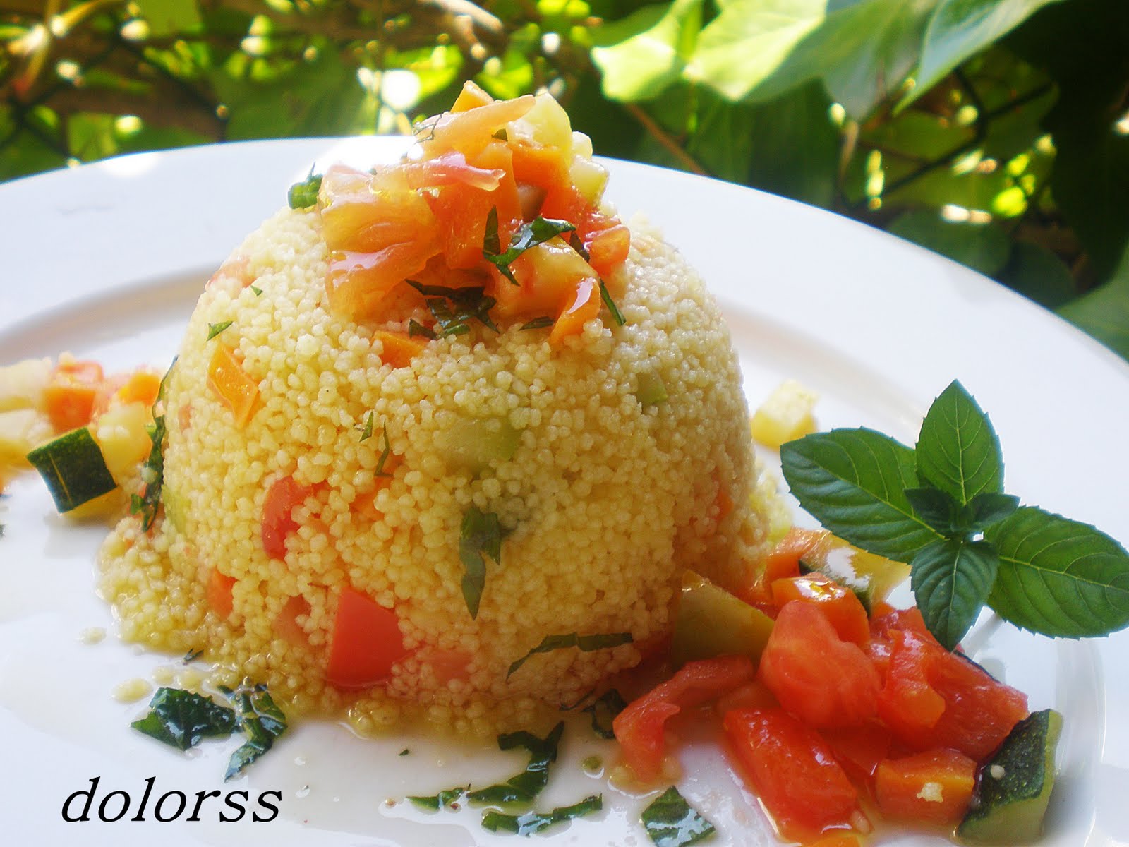 Blog de cuina de la dolorss: Cuscús a la naranja con verduras al aceite ...