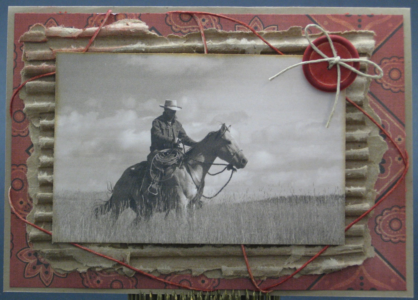 KSD Creations: Vintage Cowboy Card
