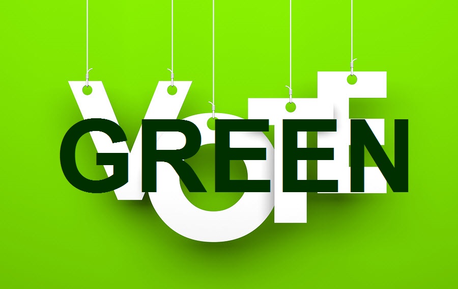 Thoughts to Promote Positive Action...: Green Vote