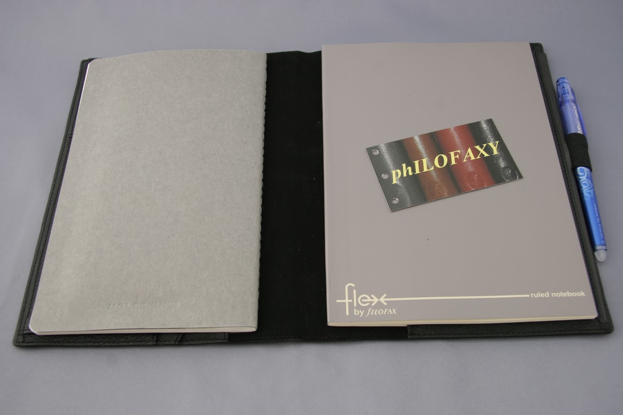 Philofaxy: Filofax Leather A5 Flex note book cover.