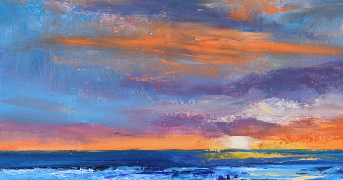 Where ART Lives Gallery Artists Group Blog: Sunset Seascape, Beach and ...