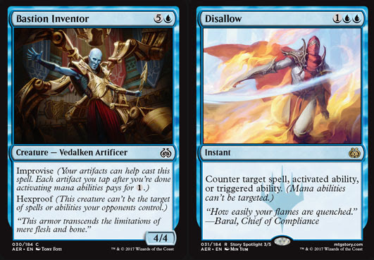 Magic the Gathering Adventures: Aether Revolt Review: Blue