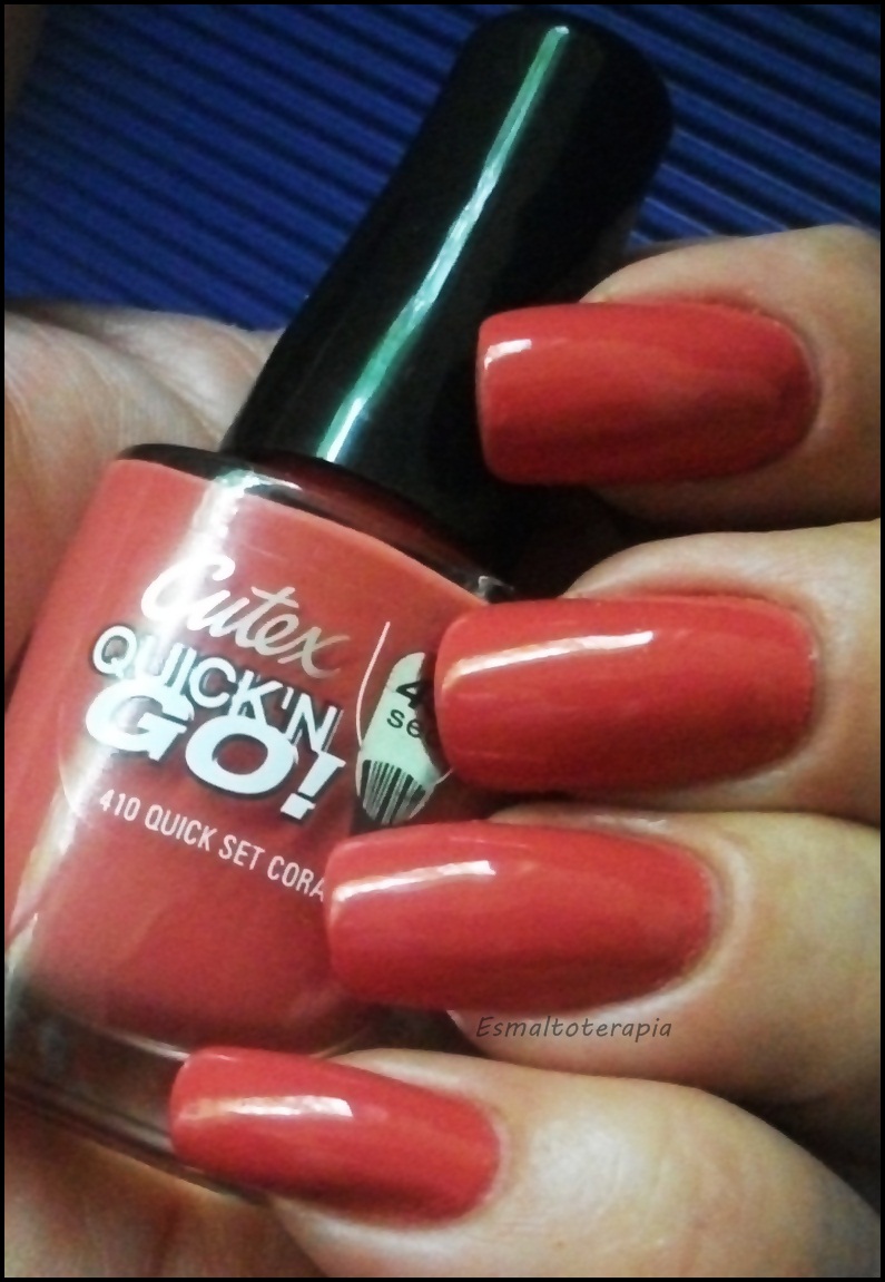 Esmaltoterapia: Cutex - Coral